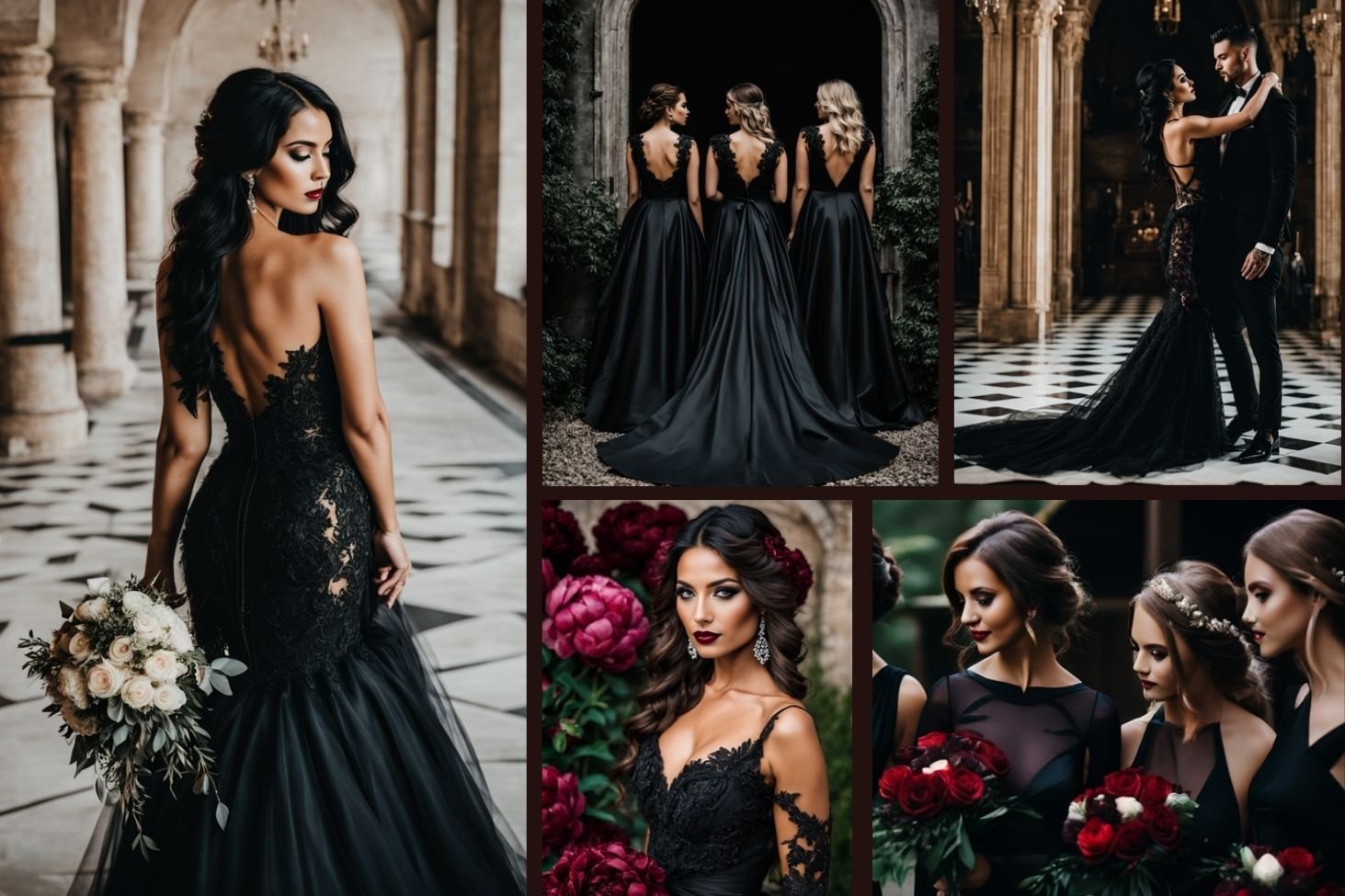 Embracing the Dark Side: Moody & Romantic Wedding Inspiration - Ieva ...