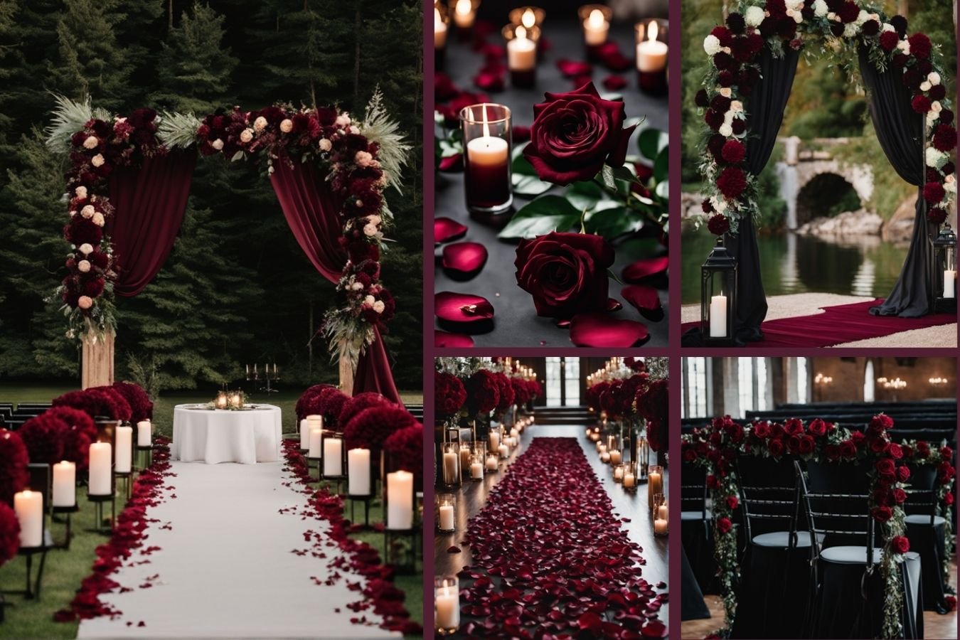 Embracing the Dark Side: Moody & Romantic Wedding Inspiration - Ieva ...