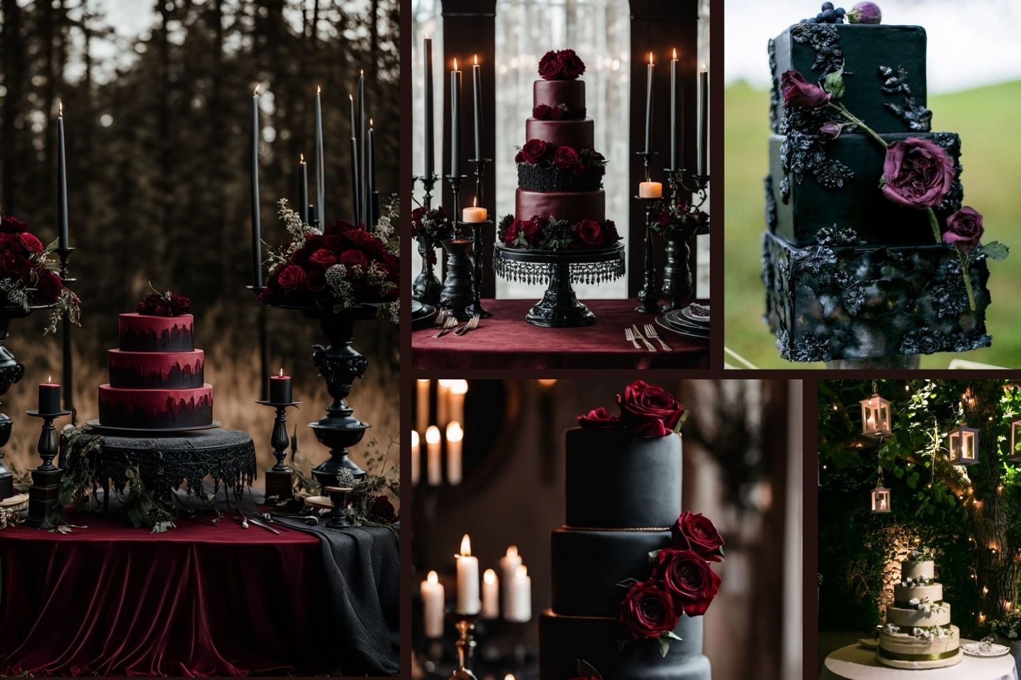 Embracing the Dark Side: Moody & Romantic Wedding Inspiration - Ieva ...