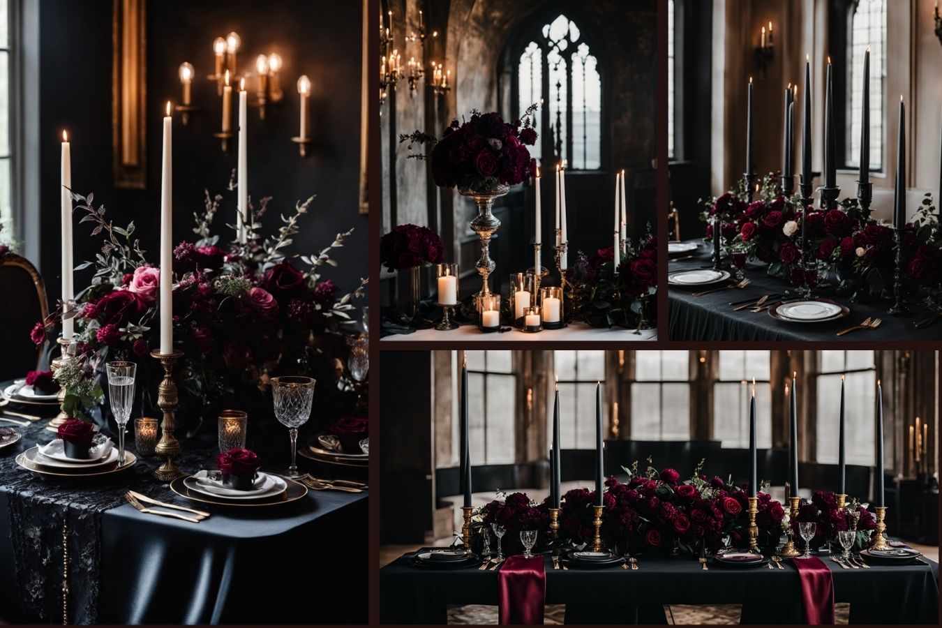 Embracing the Dark Side: Moody & Romantic Wedding Inspiration - Ieva ...
